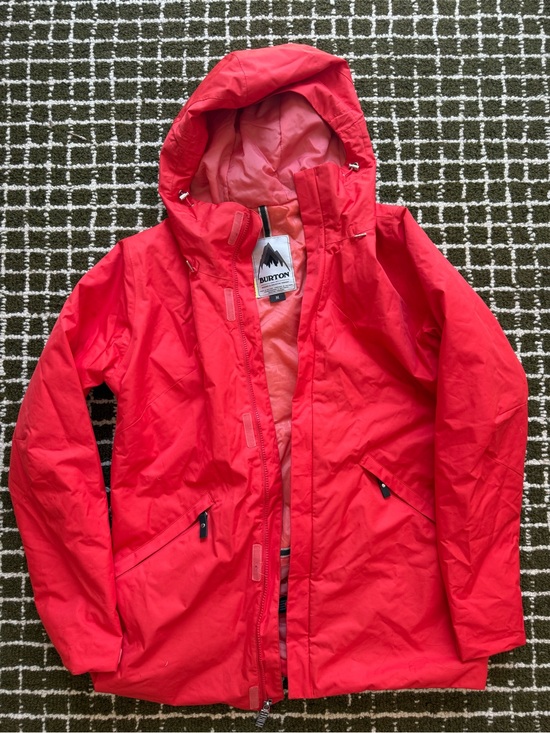 Burton | Jackets & Coats | Burton Red Hooded Ski Jacket | Poshmark